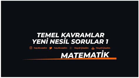 TEMEL KAVRAMLAR YENİ NESİL SORULAR 1 PDF TYT AYT KPSS ALES