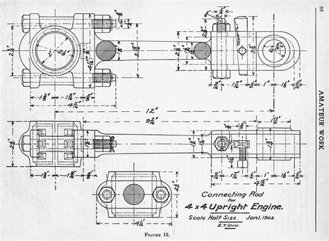 Mechanical Engineering Drawing Pencil Sketch Colorful Realistic Art