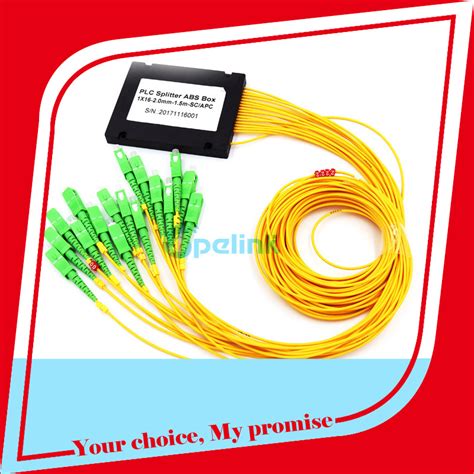 1X16 Sc APC PLC Fiber Optic Splitter ABS Box Enclosure China PLC