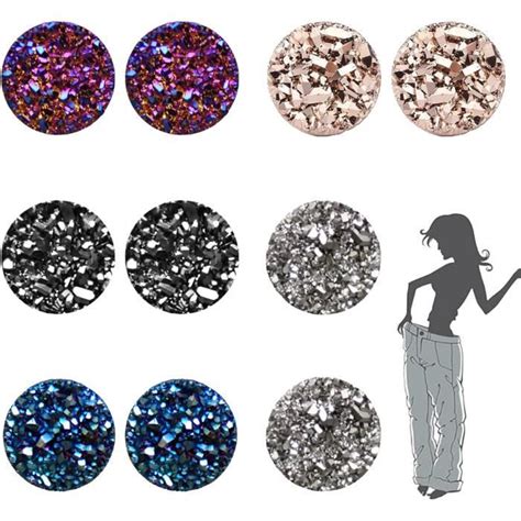 5 Paires Clips Oreilles Non Percées Clip Oreille Non Percée Boucle D