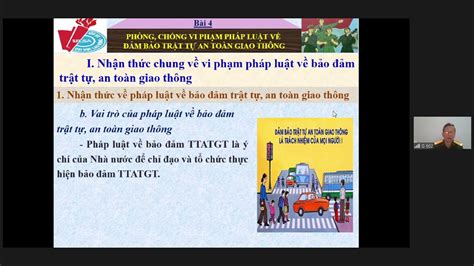 BÀI 4 1 PHÒNG CHỐNG VI PHẠM PHÁP LUẬT VỀ ĐẢM BẢO TRẬT TỰ AN TOÀN GIAO