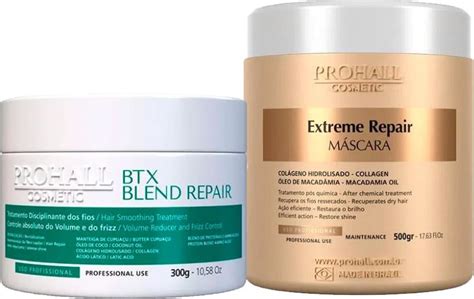 Kit Blend Repair Prohall 300g Máscara Extreme Repair 500g