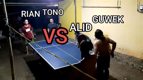 PERTANDINGAN Final Tenis Meja Terpanas TONO RIAN VS GUWEK ALID