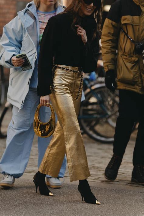 The Metallic Trend Fashion People Are Wearing This Spring Who What Wear