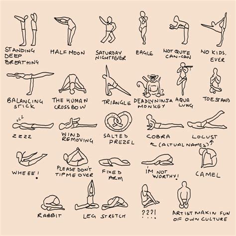 Actual Names For Yoga Poses Yoga Funny Funny Yoga Poses Bikram Yoga