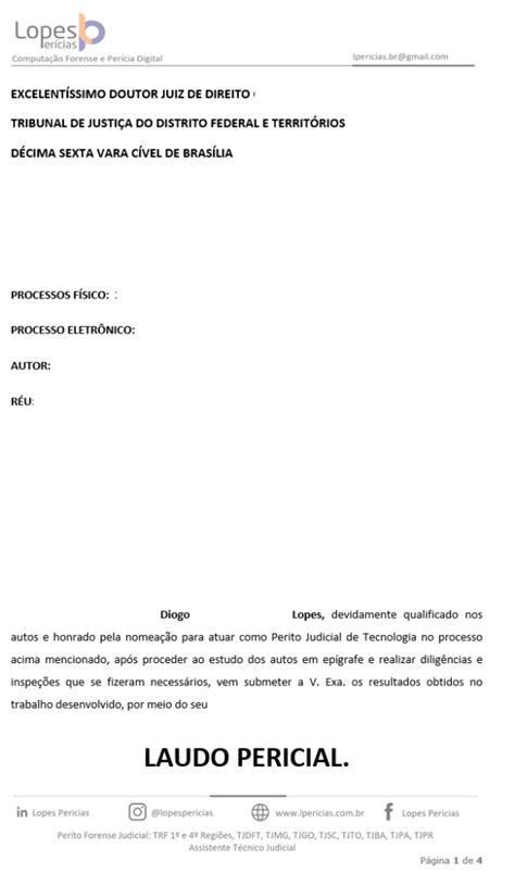 O que é laudo pericial Lopes Perícias