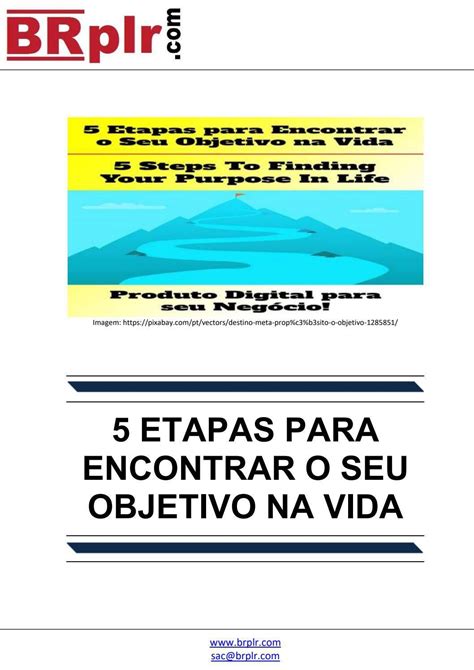 5 Etapas Para Encontrar O Seu Objetivo Na Vida 5 Steps To Finding Your