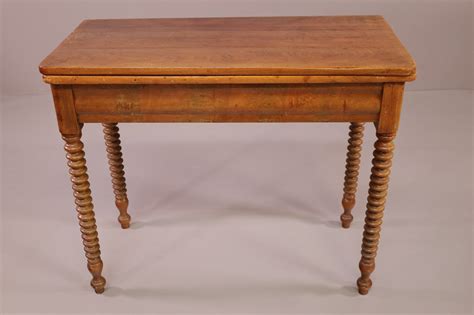 ANTIQUE FLIP TOP HALL TABLE Redlands Antique Auction