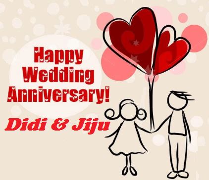 Wedding Anniversary Messages Sayings Images For Didi Jiju Best Wishes