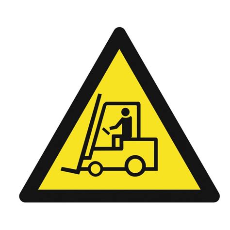 Panneau danger chariot élévateur