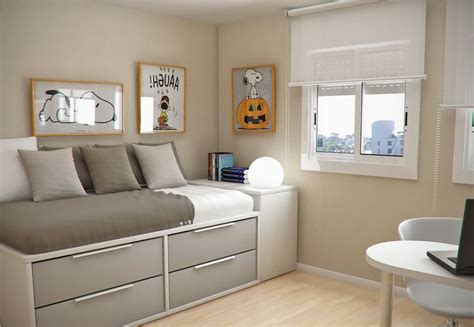 Camas para habitaciones pequeñas ideas para inspirarse