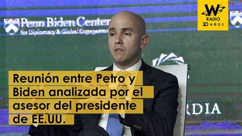 Asesir del presidente de EE UU analiza reunión entre Petro y Biden