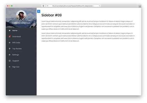 20 Free Bootstrap Sidebar Navigation Templates 2020 Avasta
