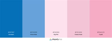 Pink Color Palette Inspirations With Names Hex Codes Inside Colors