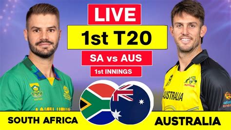 LIVE Australia Vs South Africa 1st T20 Live SA Vs AUS 1st T20 Live