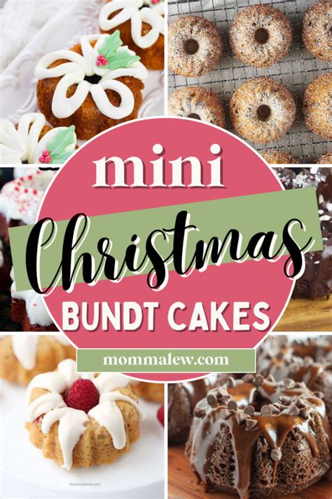 These Christmas Mini Bundt Cake Recipes Are The Perfect Festive Dessert
