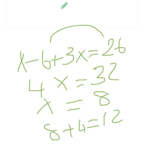 bir sayının 6 eksiği ile aynı sayının 3 katının toplamı 26 ise bu