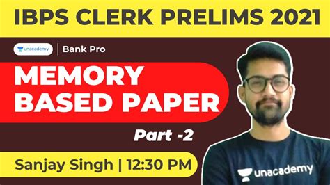 IBPS Clerk Prelims Memory Based Paper Part 2 Bank Exam Reasoning