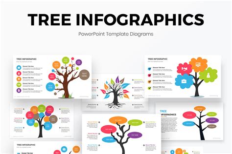 Tree Infographic PowerPoint Template TemplateMonster