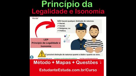 Princípio da Legalidade e Isonomia Art 3º Parágrafo único Lei de