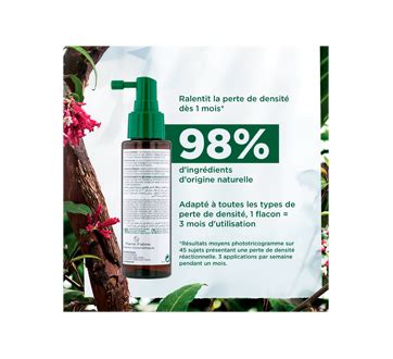 Sérum antichute à la quinine et edelweiss bio pour chute de cheveux