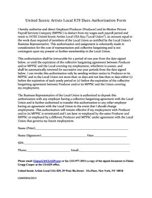 Fillable Online Usa829 I Hereby Authorize And Direct Employer Producer