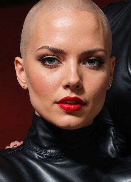 Pin By Nape Buzzer On Bald Women 03 In 2024 Taper Fade Haircut Cute
