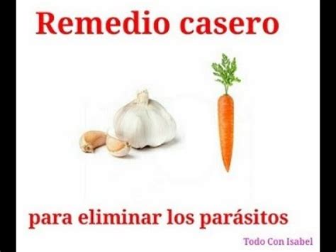 Remedio casero para eliminar los parásitos y ameba DIY YouTube