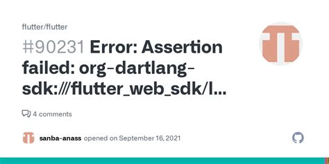 Error Assertion Failed Org Dartlang Sdk Flutter Web Sdk Lib