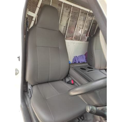 Van Toyota Hiace Seat Cover Black Grey Shopee Malaysia