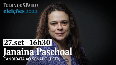 Folha entrevista Janaína Paschoal candidata ao Senado por SP YouTube