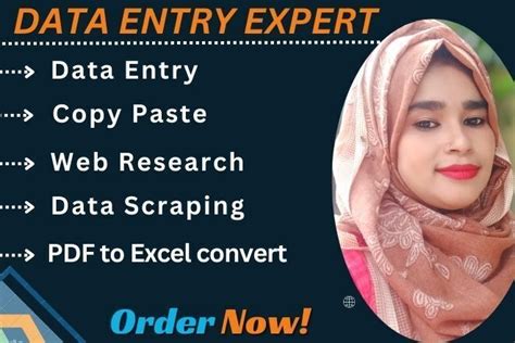 Data Entry Copy Paste Web Research Excel Data Entry Pdf To Excel