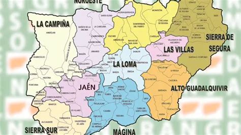Mapa Pueblos De Jaen Actualizado Noviembre 2024