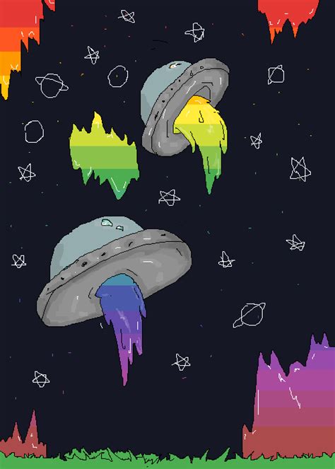 Pixilart Rainbow By Orenges