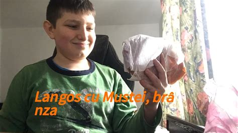 Lángos cu mustei Si Brânza YouTube
