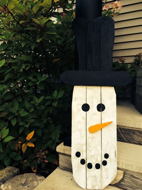 Primitive Snowman Snowman Reclaimed Wood Snowman Rustic