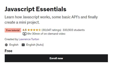 Javascript Essentials JavaScript