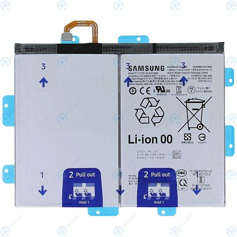 Samsung Galaxy Tab S9 SM X710 SM X716 Battery EB BX716ABY 8400mAh