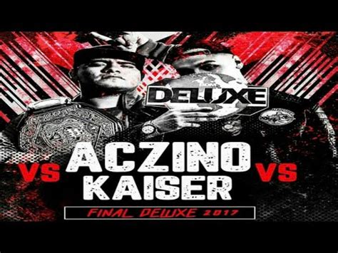 ACZINO Vs KAISER BDM Deluxe 2017 Final YouTube