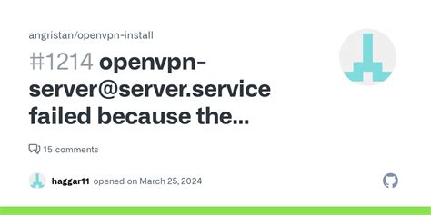 Openvpn Server Server Service Failed Because The Control Process Exited