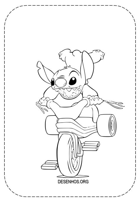 40 Desenhos Do Stitch Para Colorir E Imprimir