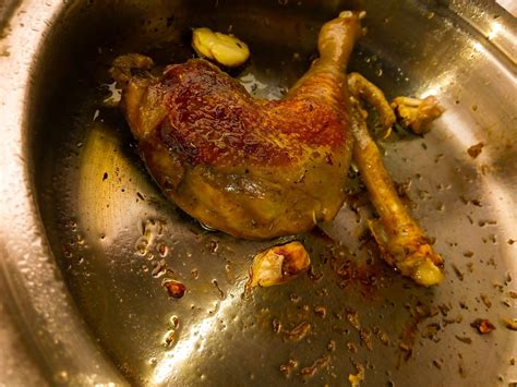 Cuisse de poulet rôti à l aile et au thym Jovialcuisine Gastro Food