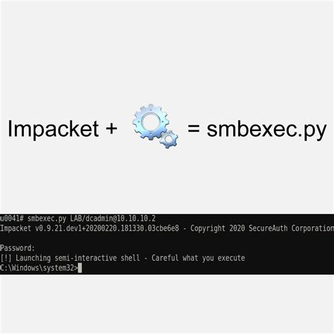 impacket remote execution tools smbexec py u0041