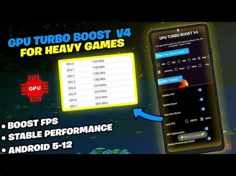 60 Fps For Bgmi Free Fire No Lag Fps Boost CPU Overclock No