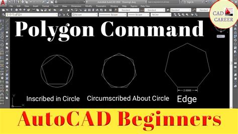 Polygon Command In AutoCAD Draw Polygon In Autocad AutoCAD