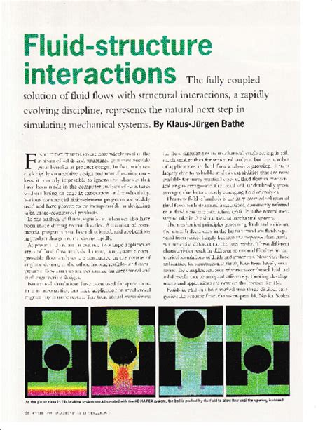 pdf fluid structure interactions ranganath k