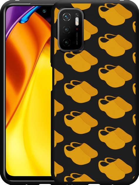 Hoesje Geschikt Voor Xiaomi Poco M3 Pro Zwart Klompen Bol