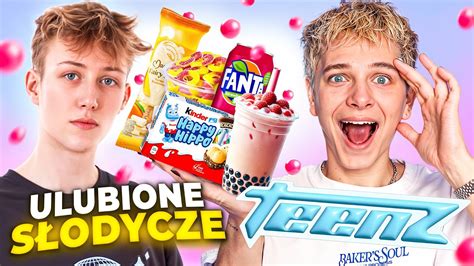 TESTUJĘ ULUBIONE SŁODYCZE GRACJANA Z TEENZ Dominik Rupiński YouTube