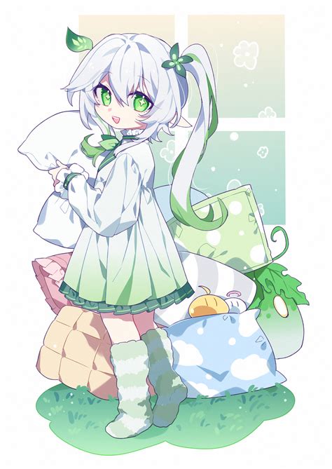 Nahida And Slime Genshin Impact Drawn By Cm Danbooru