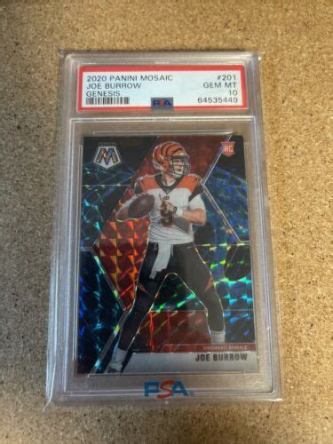Search Collect On Twitter Joe Burrow 2020 Panini Mosaic 201